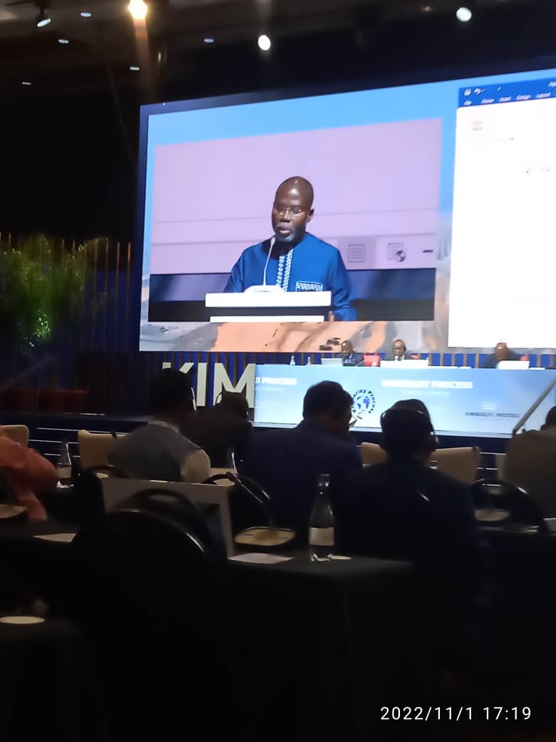 Civil society opening speech at the 2022 Kimberley Process Plenary ...